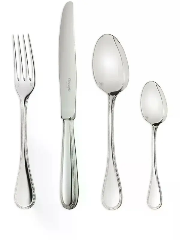 Christofle Perles 24-piece Flatware Set - Silver