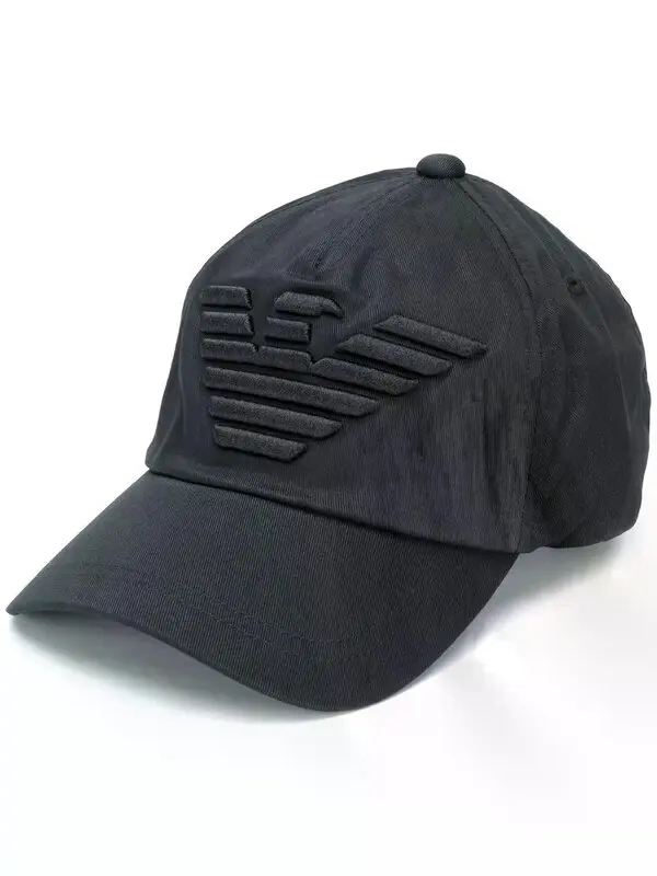 Emporio Armani Logo Baseball Cap - Black