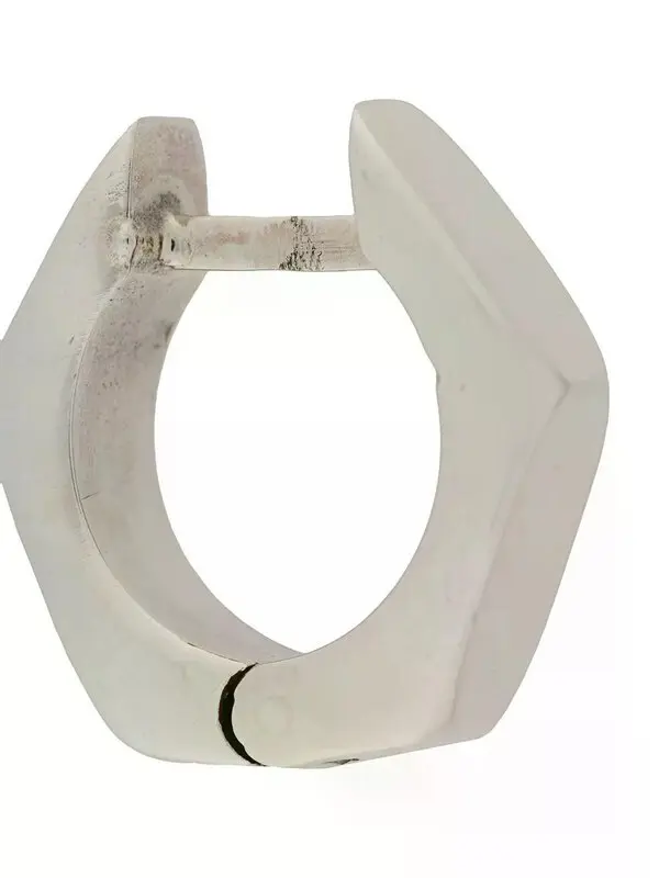 Emanuele Bicocchi Singular Hexagonal Hoop Earring
