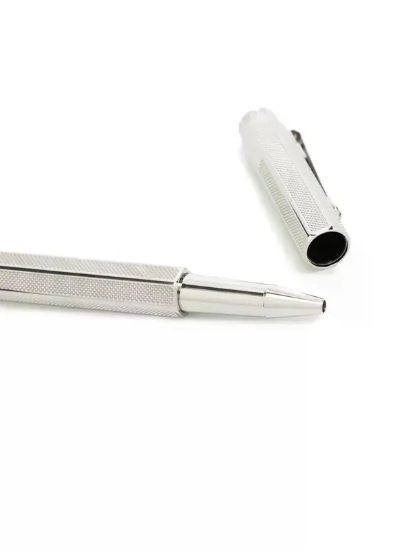 CARAN D'ACHE Textured Ballpoint Pen - Silver