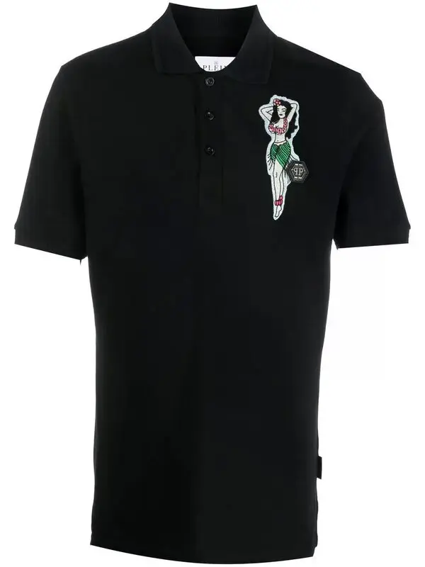 Philipp Plein Logo-patch Polo Shirt