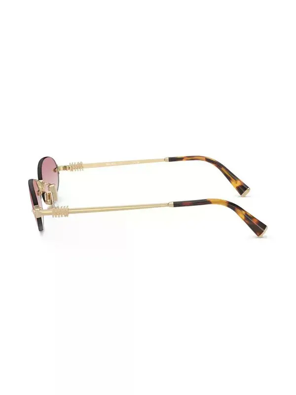 Miu Miu Oval-frame Sunglasses