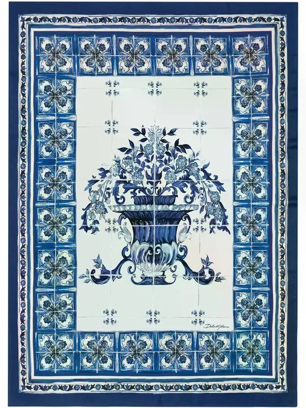 Dolce & Gabbana Mediterraneo-print Double-faced Table Cloth