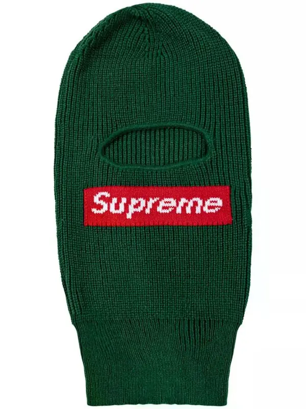 Supreme X New Era Box Logo Balaclava - Green