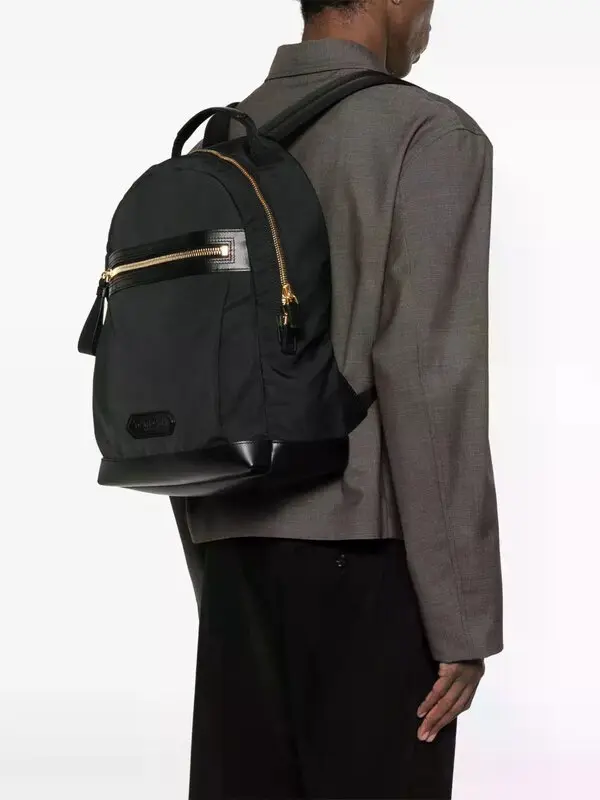 TOM FORD Logo-patch Backpack