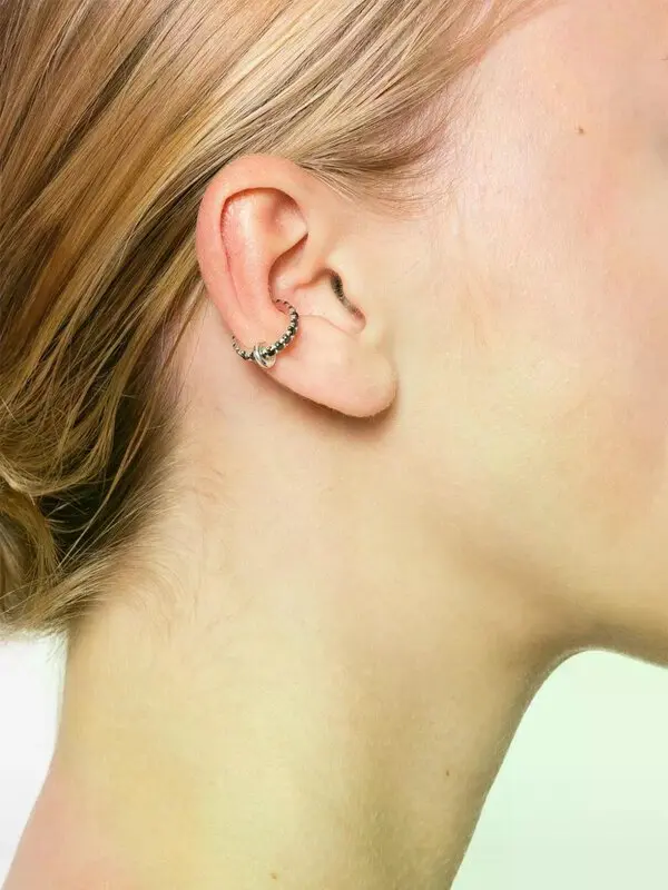 SPINELLI KILCOLLIN Sterling Black Diamond Ear Cuff