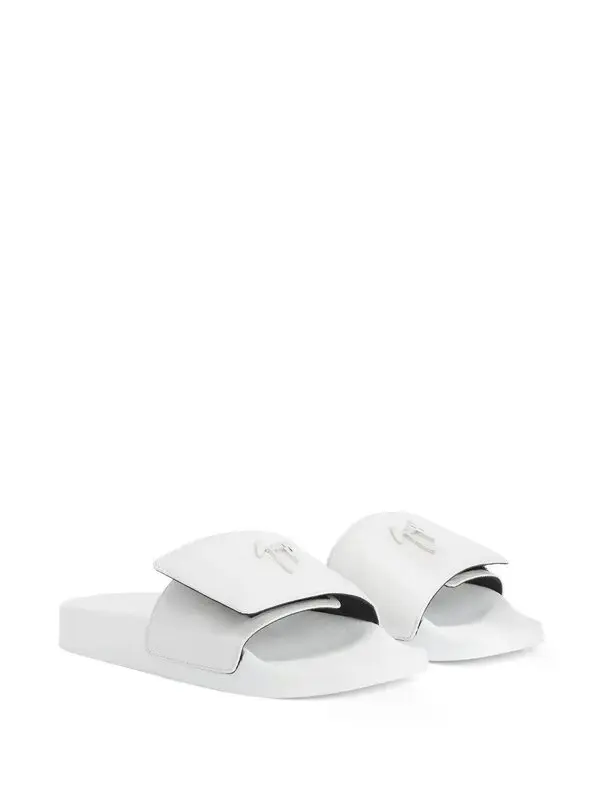 GIUSEPPE ZANOTTI Leather Slides