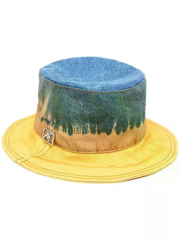 Alberta Ferretti Tie-dye Bucket Hat - Blue