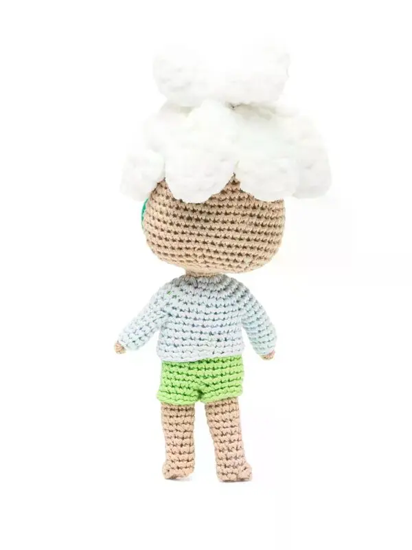 Mira Mikati X Javier Calleja Crochet-knit Doll - Green