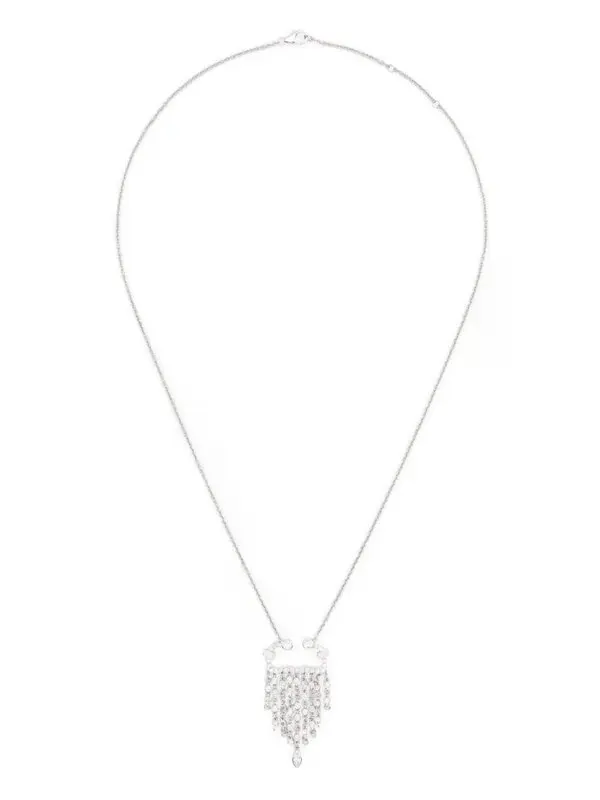Yvonne Léon 18kt White Gold Diamond Scorpio Collier Necklace - Silver