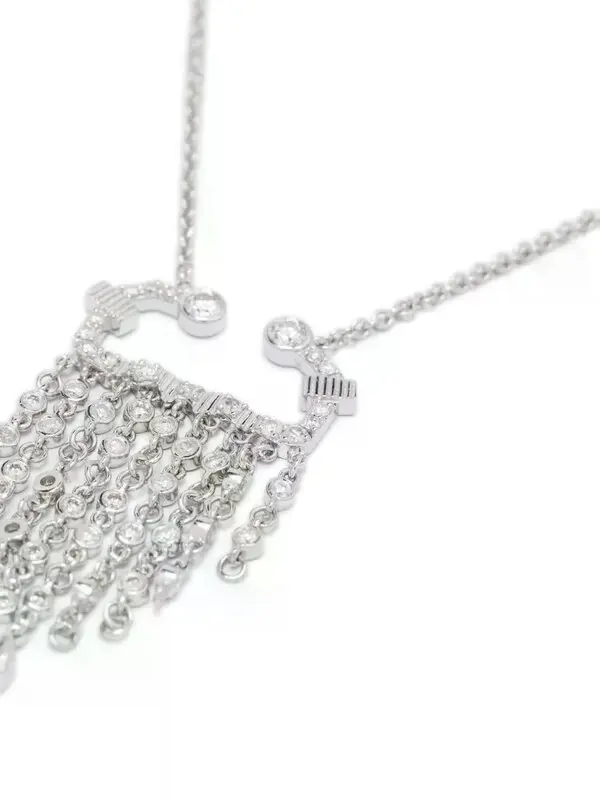 Yvonne Léon 18kt White Gold Diamond Scorpio Collier Necklace