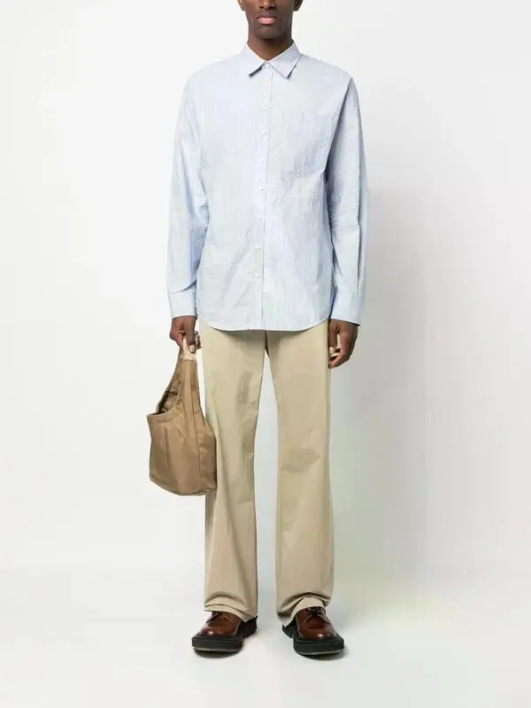 Dsquared2 Stripe-pattern Cotton Shirt