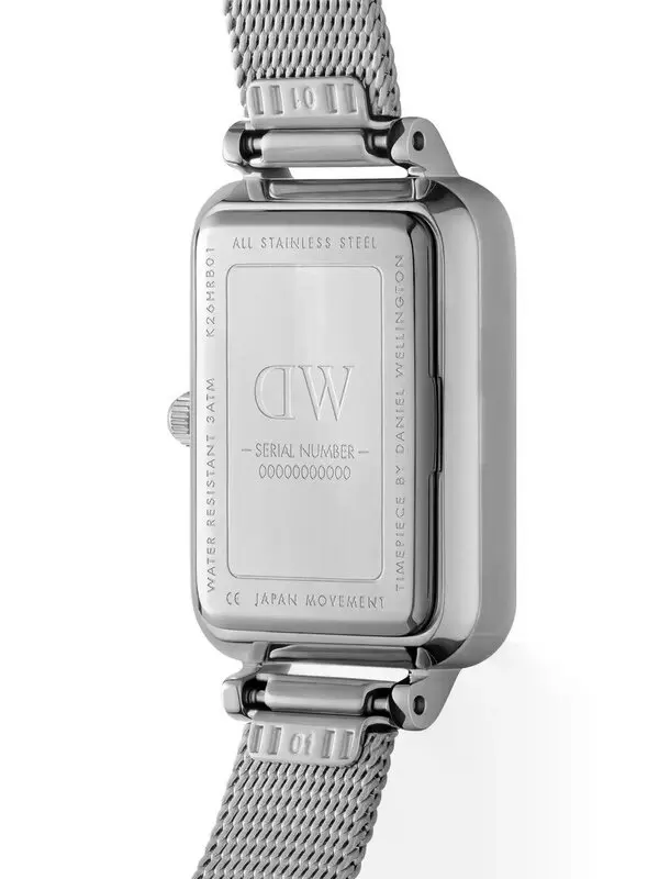 DANIEL WELLINGTON Quadro Pressed 20mm Stainless Steel Watch
