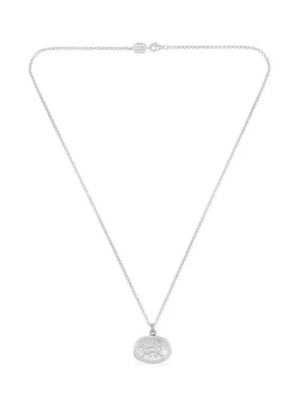 DOWER & HALL Sterling Lion Talisman Necklace