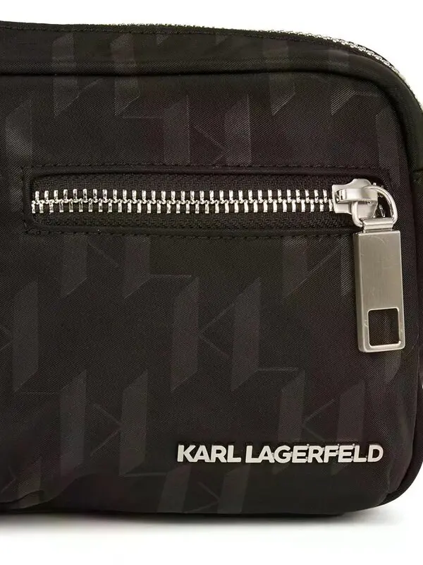 Karl Lagerfeld Logo Jacquard Belt Bag