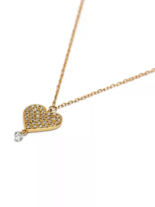 PERSEE 18kt Yellow Diamond Heart Necklace