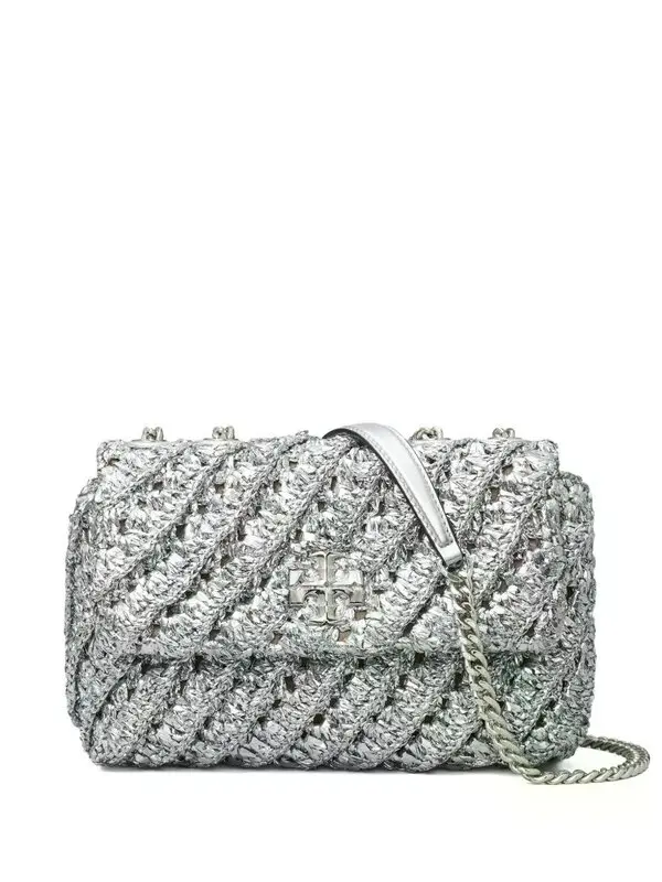 Tory Burch Kira Small Shoulder Bag - Silver