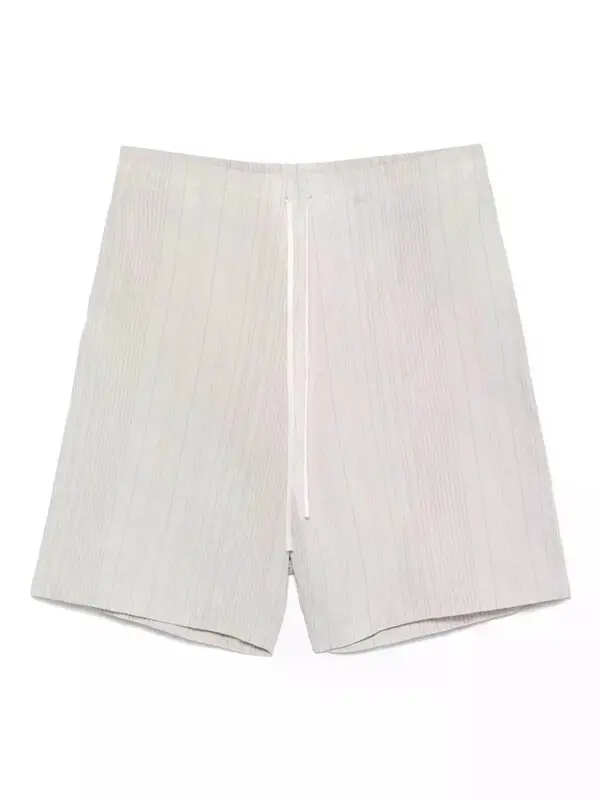 FORME D'EXPRESSION Striped Drawstring Shorts