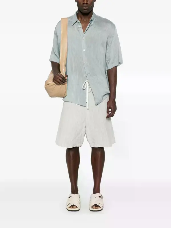 FORME D'EXPRESSION Striped Drawstring Shorts