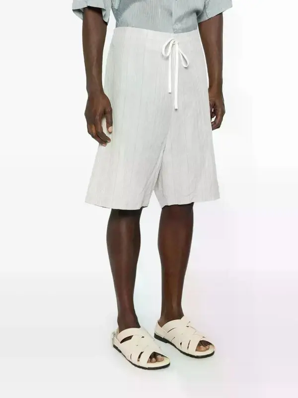 FORME D'EXPRESSION Striped Drawstring Shorts