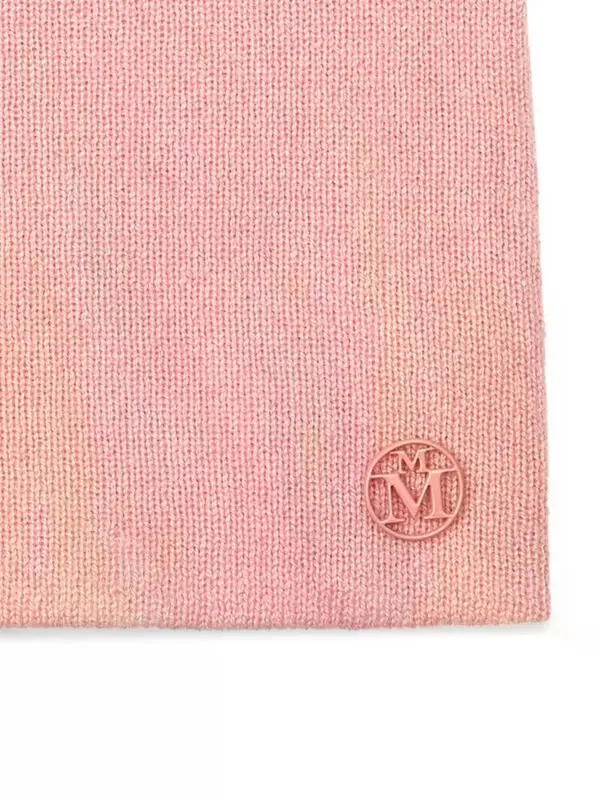 MAISON MICHEL Cashmere Beanie With Logo Plaque