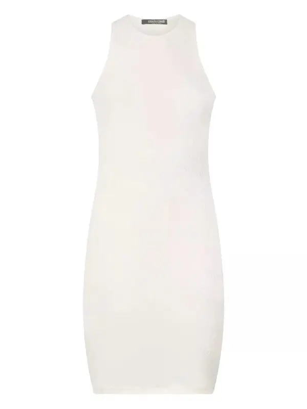 Roberto Cavalli Ripped-effect Mini Dress