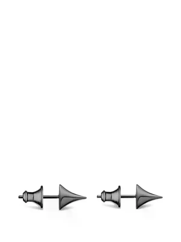 SHAUN LEANE Rose Thorne Small Stud Earrings - Metallic