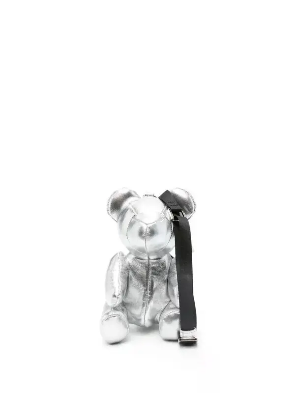 Mihara Yasuhiro Bear-shaped Cross Body Bag - Silver