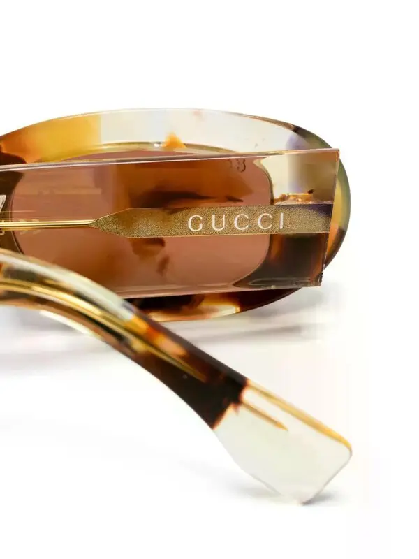 Gucci Oval Frame Sunglasses