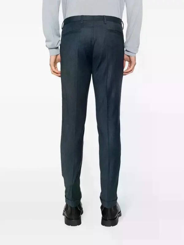 Paul Smith Tapered-leg Wool Chinos - Blue