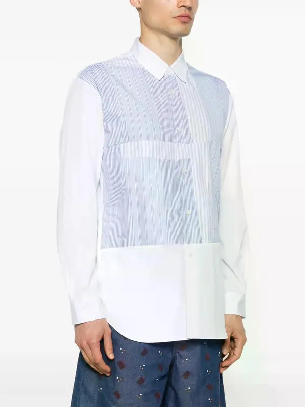 Comme Des Garçons Stripe-detailed Shirt