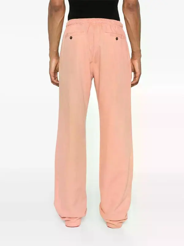 Palm Angels Mid-rise Straight-leg Trousers