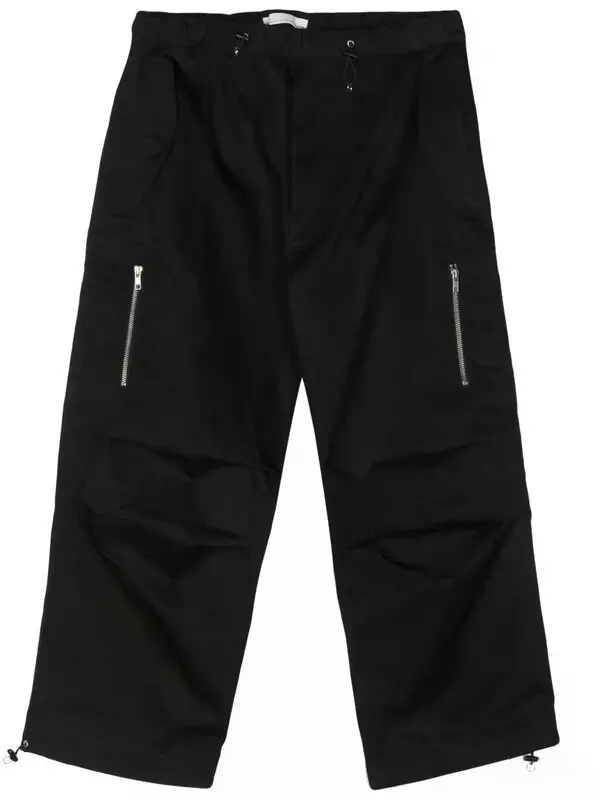Random Identities Cotton Twill Drop-crotch Trousers