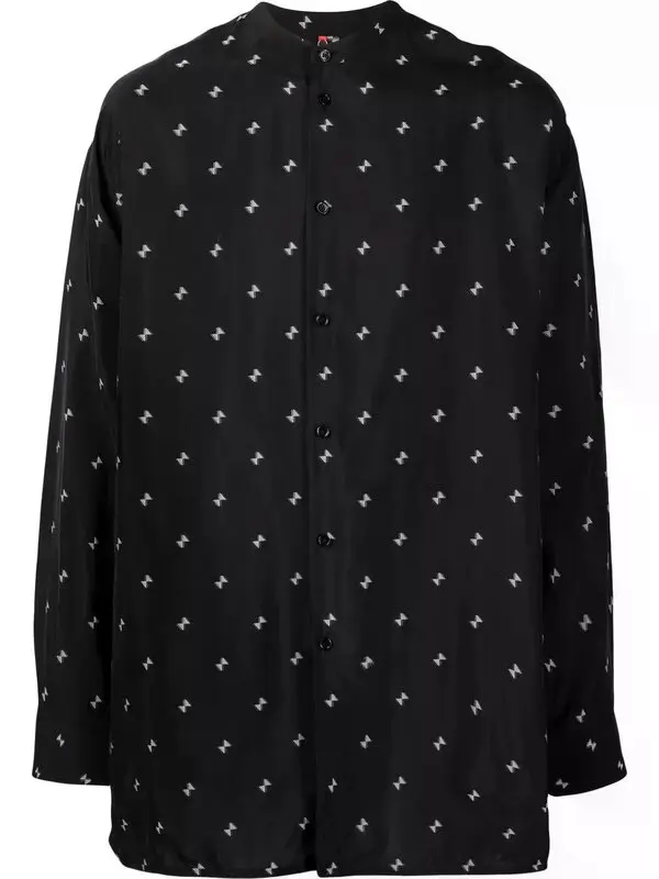 OAMC Bow-motif Band-collar Shirt
