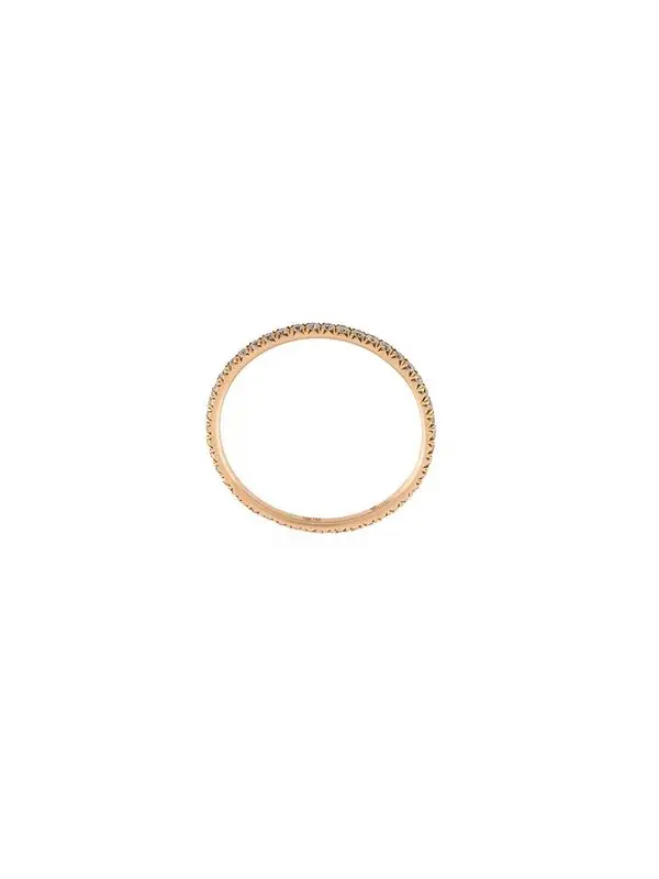 ANITA KO Diamond Band Ring - Metallic