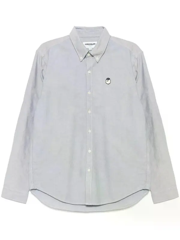 CHOCOOLATE Logo-patch Shirt - Black