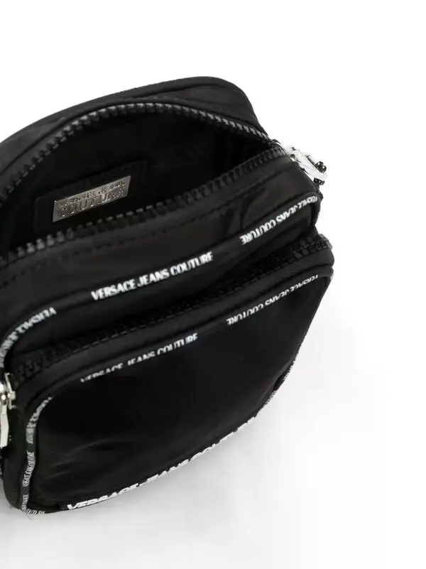 Versace Logo Tape Messenger Bag