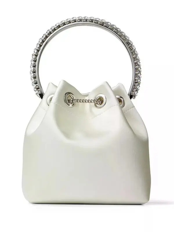 JIMMY CHOO Bon Bon Bucket Bag - Silver