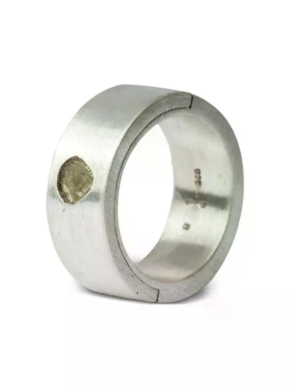 PARTS OF FOUR Sistema Ring Sterling Yellow Diamond