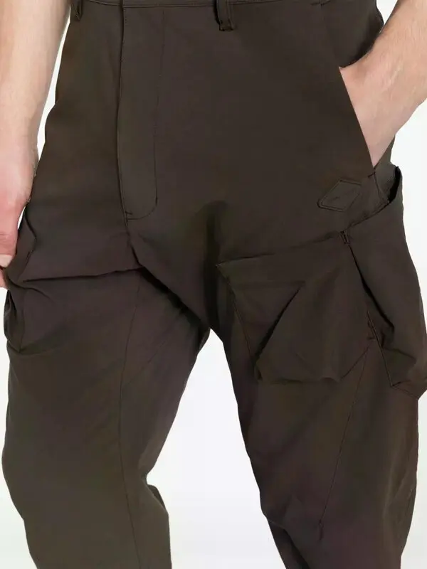 SPOONYARD Appliqué Logo Tapered Cargo Trousers