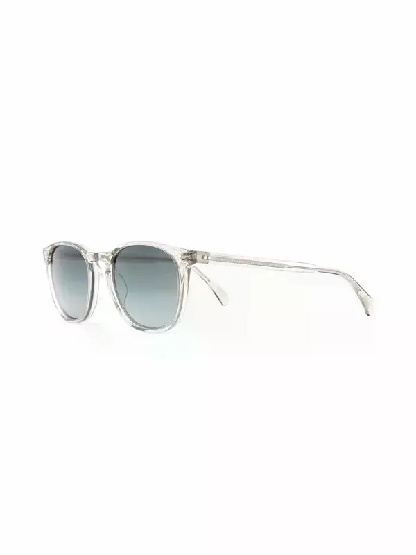 Oliver Spencer Finley Round-frame Sunglasses - Silver