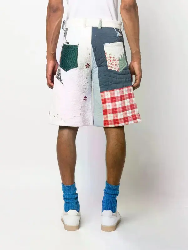 BETHANY WILLIAMS Upcycled Quilted Patchwork Shorts