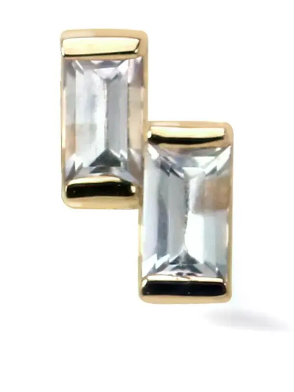 LARK & BERRY 14kt Yellow Baguette Sapphire Earring - Gold
