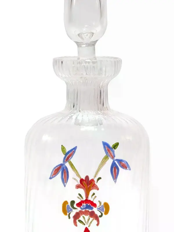 CABANA Murano Gulistan Glass Oil Bottle - White