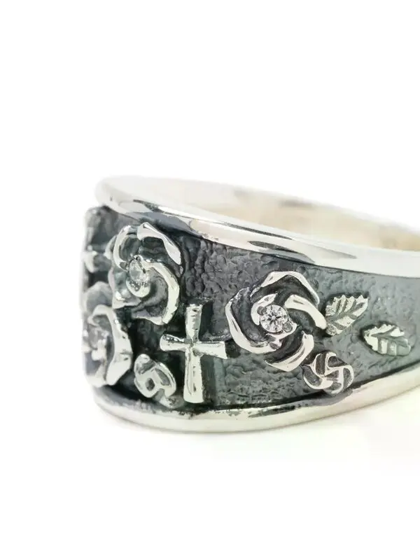 Yohji Yamamoto Oxidized -tone Rose Ring