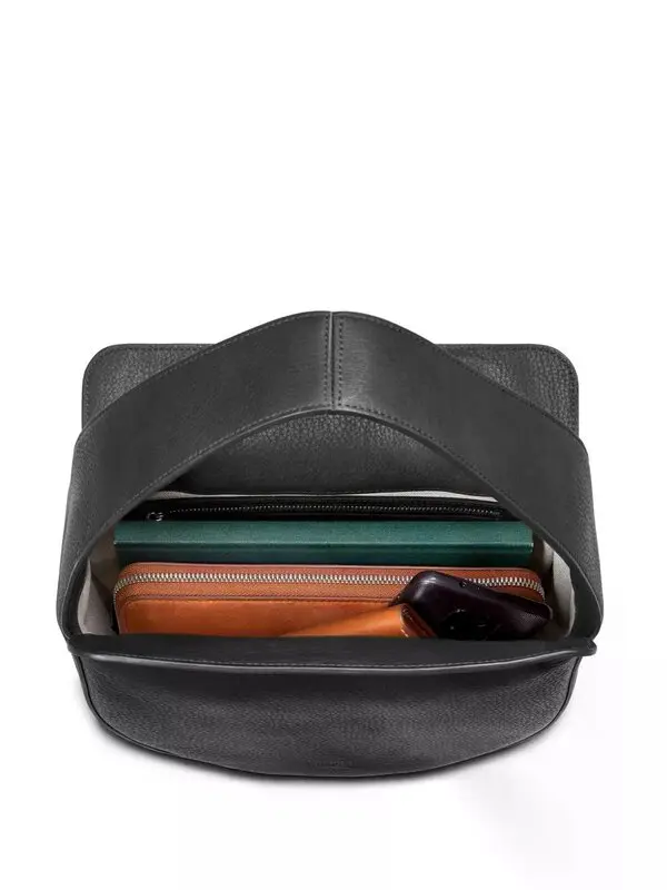 Shinola Grained-leather Shoulder Bag