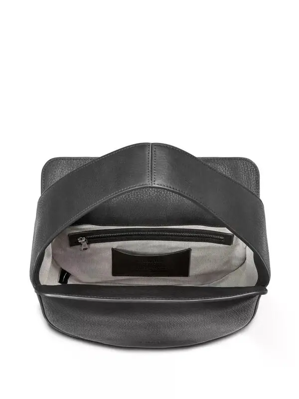 Shinola Grained-leather Shoulder Bag