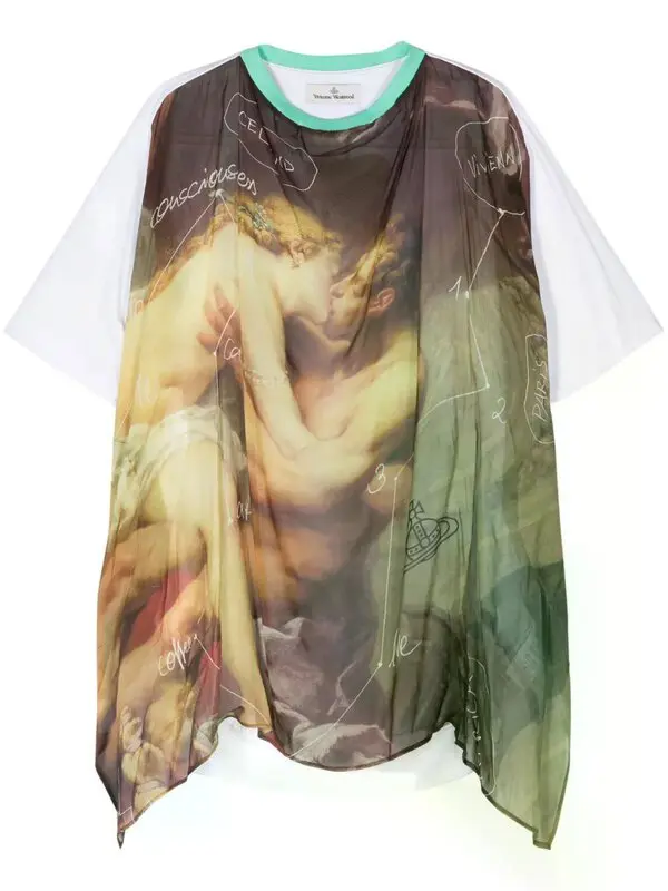 VIVIENNE WESTWOOD Kiss Swing T-shirt - Neutrals