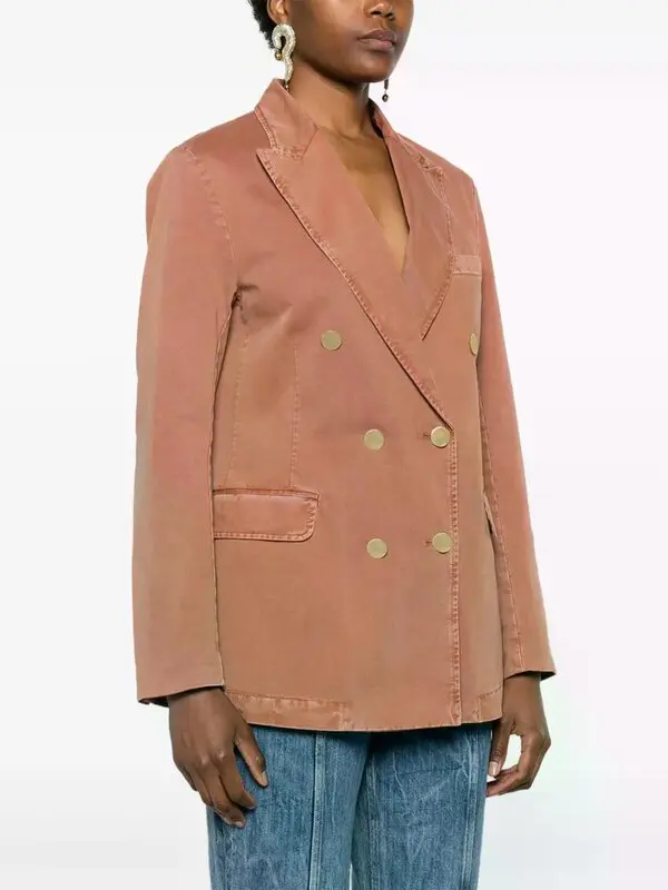 FORTE_FORTE Peak-lapels Double-breasted Blazer