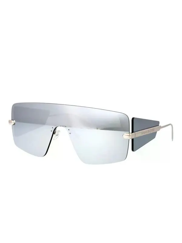 Alexander McQueen Mirrored Shield-frame Sunglasses
